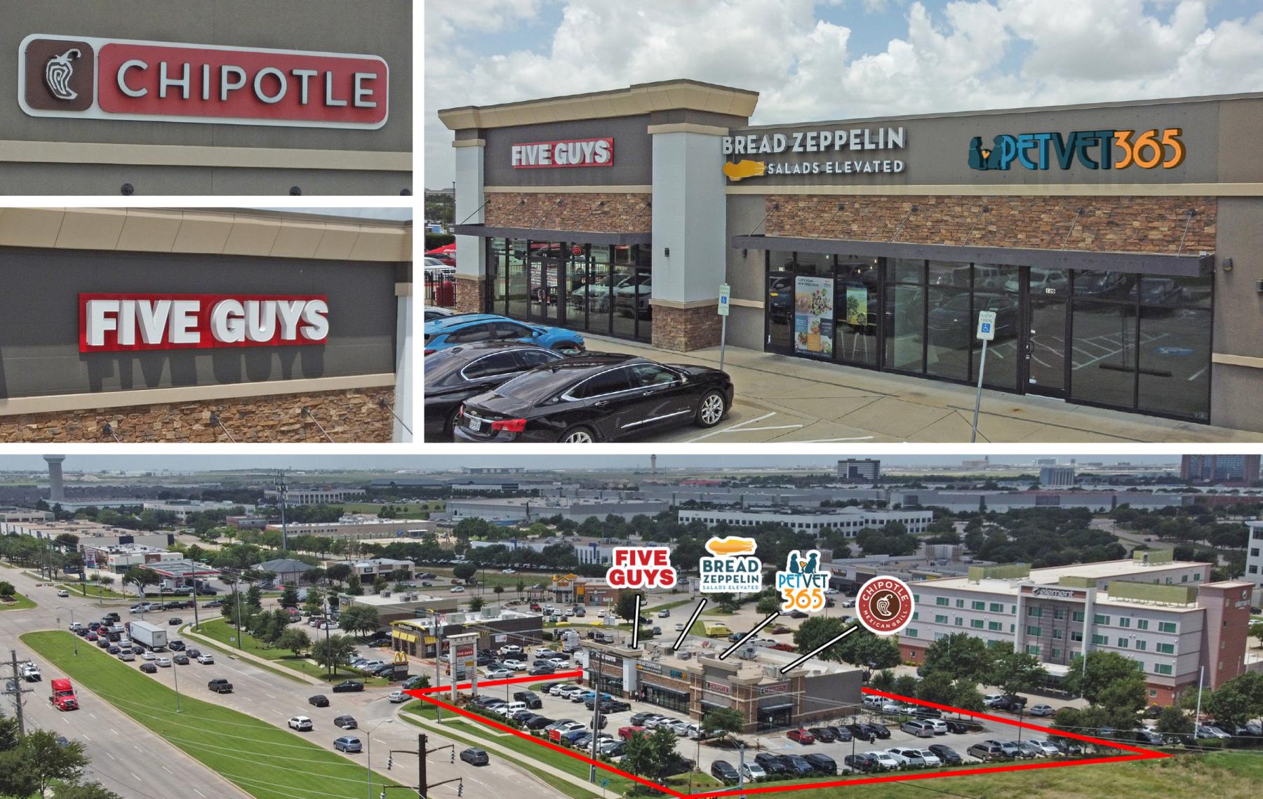 Chipotle, Five Guys, Bread Zeppelin & PetVet 365 - SHOP Companies